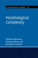 Morphological Complexity - Opracowanie zbiorowe | Książka w Empik