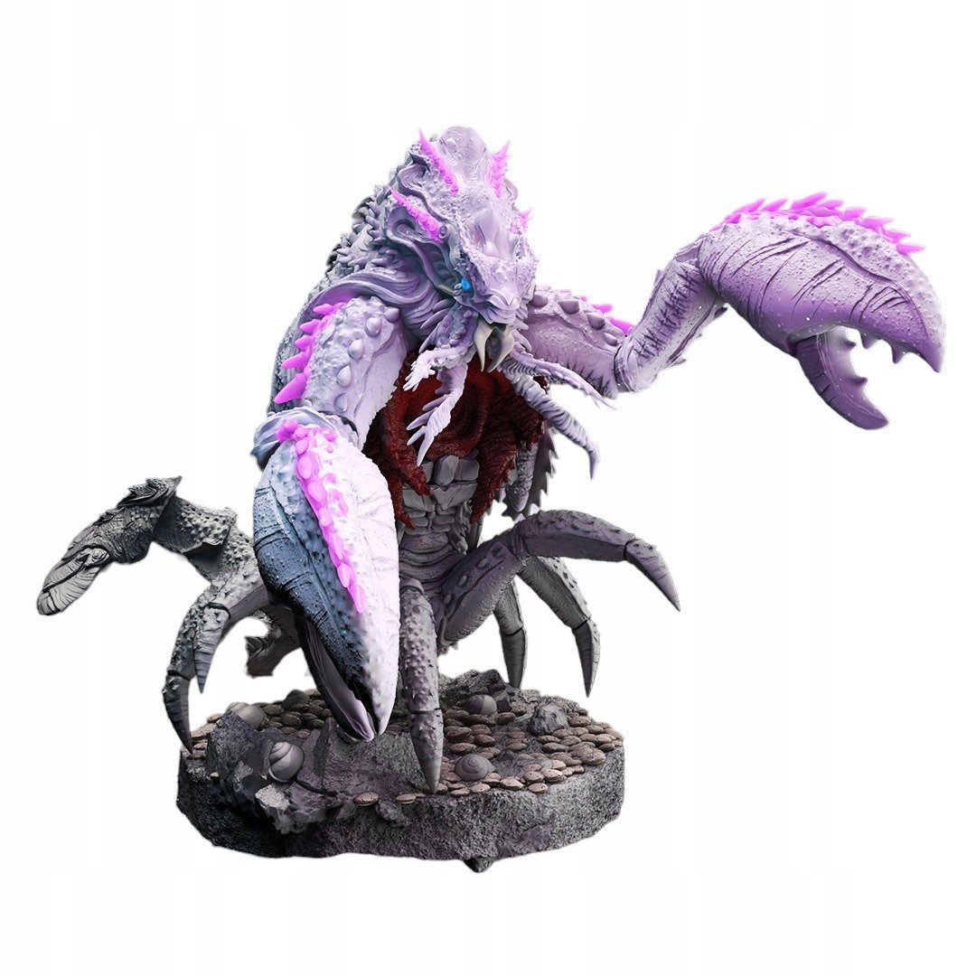 Morski Potwór Ardolinth Hardshell figurka +podstawa dnd 3D druk12k mini ...