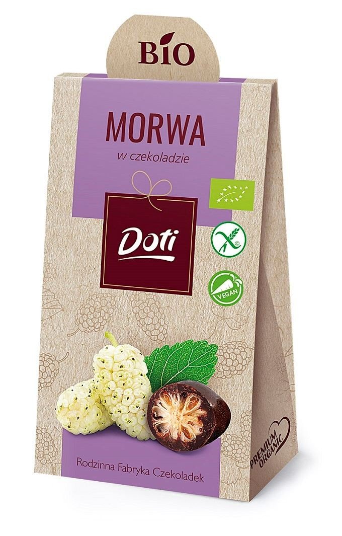 Morwa Biała W Czekoladzie Deserowej Bezglutenowa Bio 50 G - Doti - DOTI ...