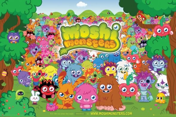 Moshi Monsters (Landscape) - plakat 91,5x61 cm - GBeye | Sklep EMPIK.COM