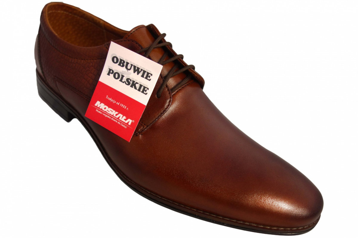 MOSKAŁA męskie półbuty sznurowane brązowe 44 - Polskie buty | Moda ...