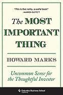 Most Important Thing - Marks Howard | Książka w Empik