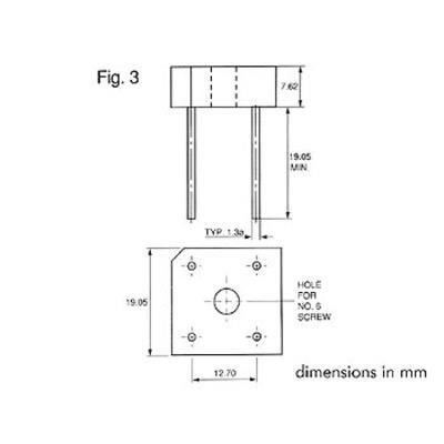Mostek prostowniczy 100v 5a br101 100v5 - Inna marka | Sklep EMPIK.COM