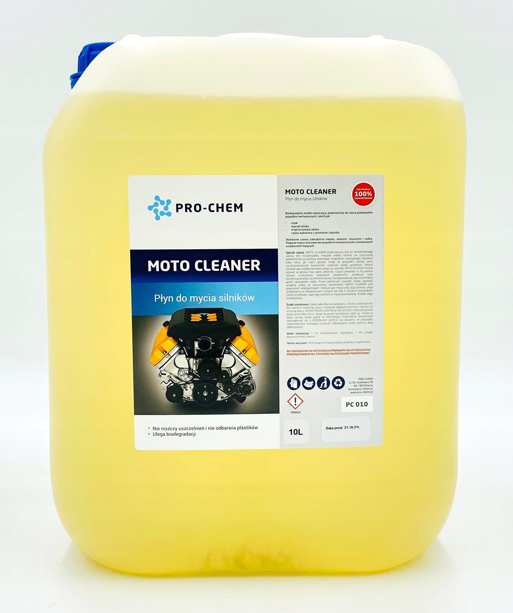 MOTO CLEANER 10L DO MYCIA SILNIKÓW PRO-CHEM POLSKA - Pro-Chem ...