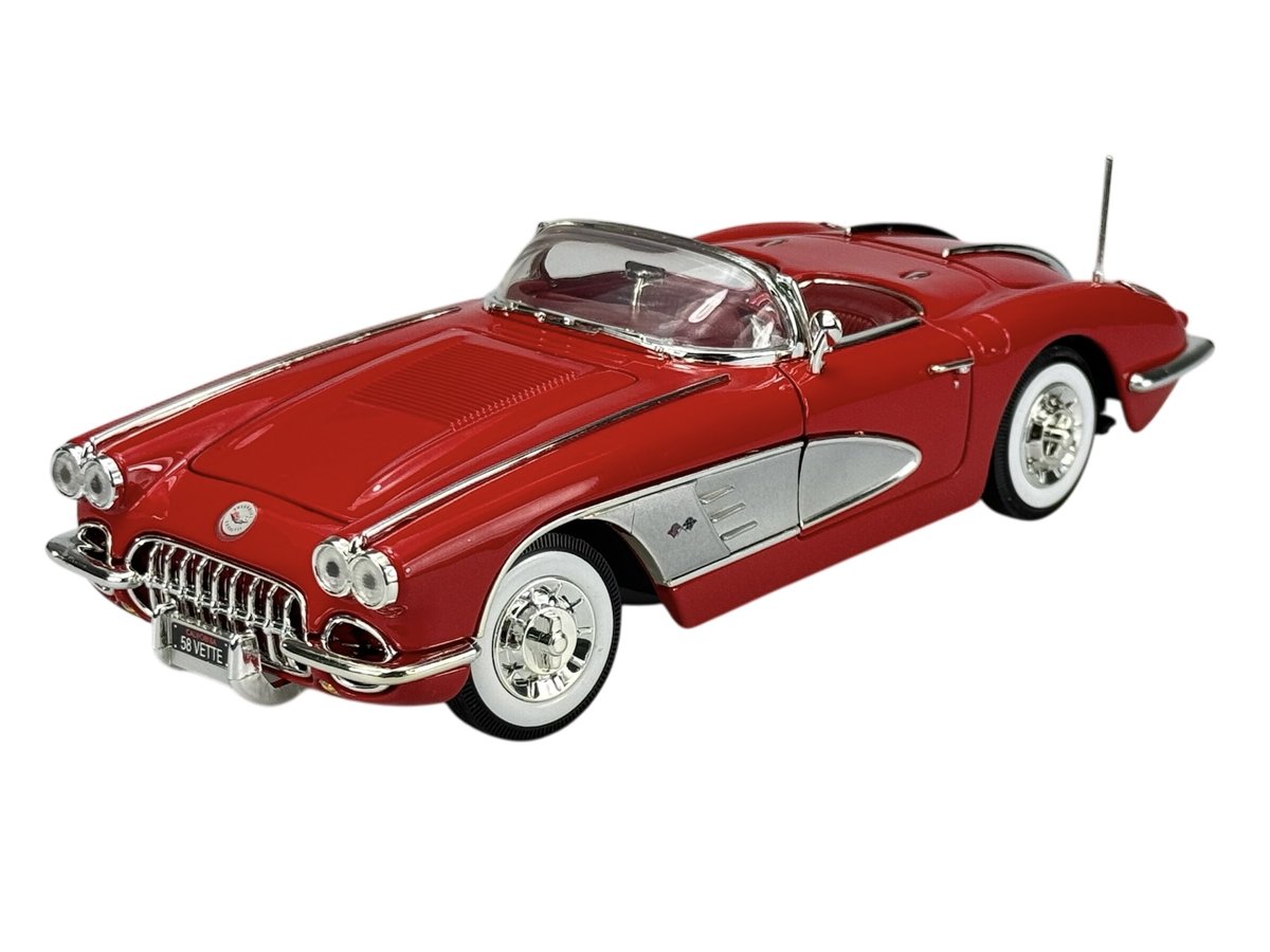 Motormax 1958 Chevrolet Corvette Czerwony 1:18 73109 - Motormax | Sklep ...