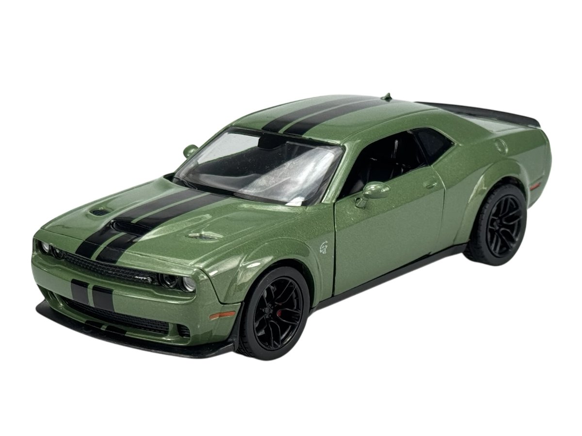 Motormax 2018 Dodge Challenger Srt Hellcat Widebody Zielony 1:24 79350 ...