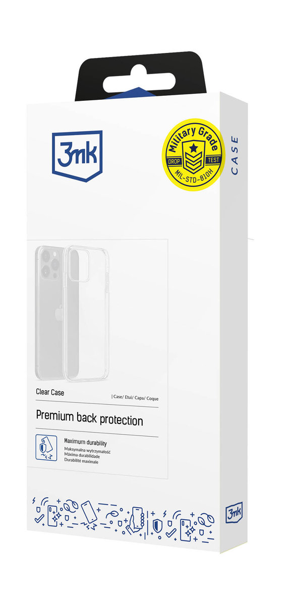 Motorola Edge 50 Neo - 3mk Clear Case - GK PROTECTION | Sklep EMPIK.COM