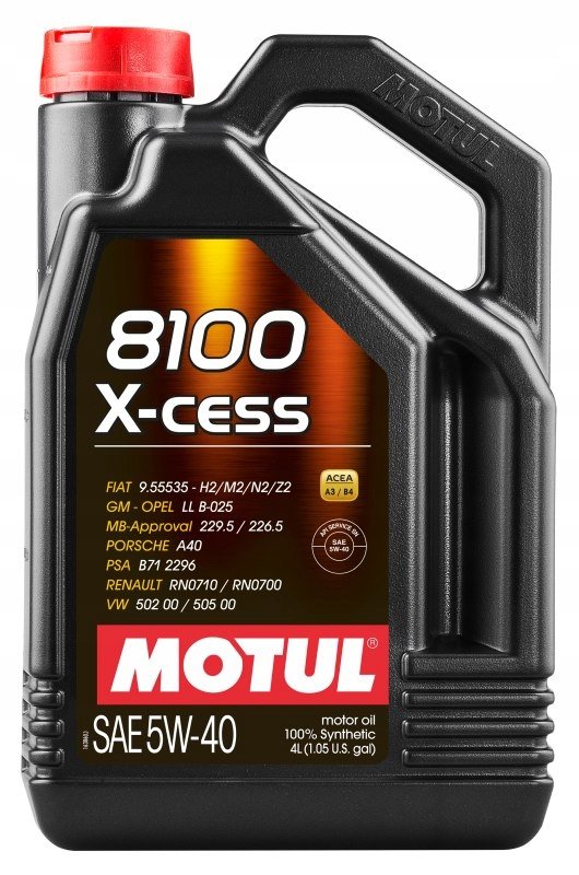 MOTUL OLEJ MOTUL 5W40 4L 8100 X-CESS A3/B4 - Inna marka | Motoryzacja EMPIK