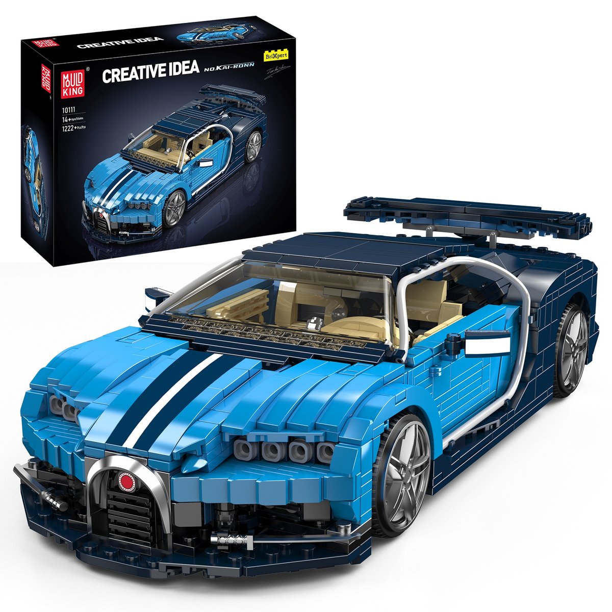 Mould King 10111 Bugatti Chiron Super Sport Zestaw Klocków Model Samochodu - Mould King | Sklep ...