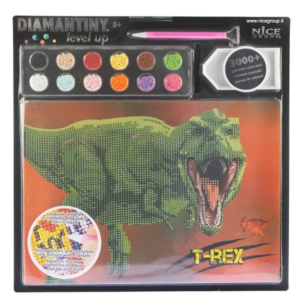 Mozaika Diamentowa - Level Up - T-Rex - Nice Group | Sklep EMPIK.COM