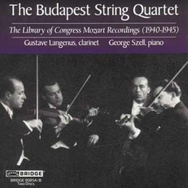 MOZART BUDAPEST STR QUAR SZELL - Budapest String Quartet | Muzyka Sklep ...