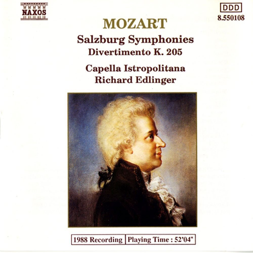 Mozart: Salzburg Symphonies. Divertimento K.205 - Various Artists ...