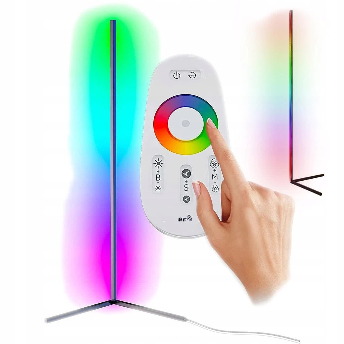 Mozos Lc-Rgb Lampa Stojąca Narożna Nowoczesna Rgb Led Pilot Smd - Mozos ...