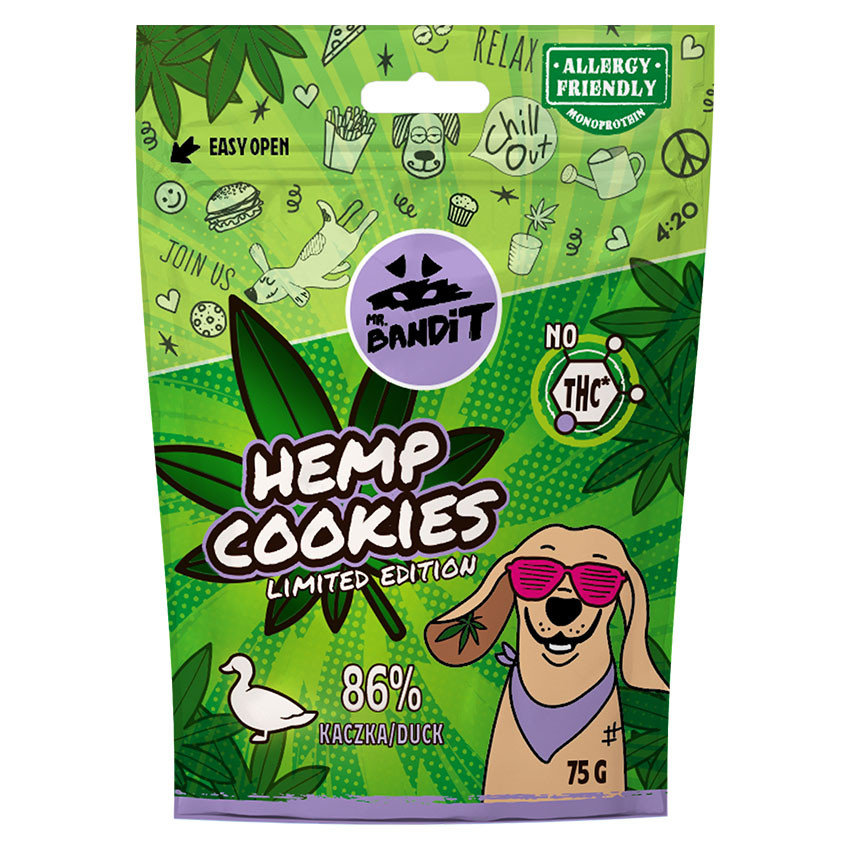 MR.BANDIT Hemp cookies duck 75g kaczka ciasteczka z konopia - VETEXPERT ...