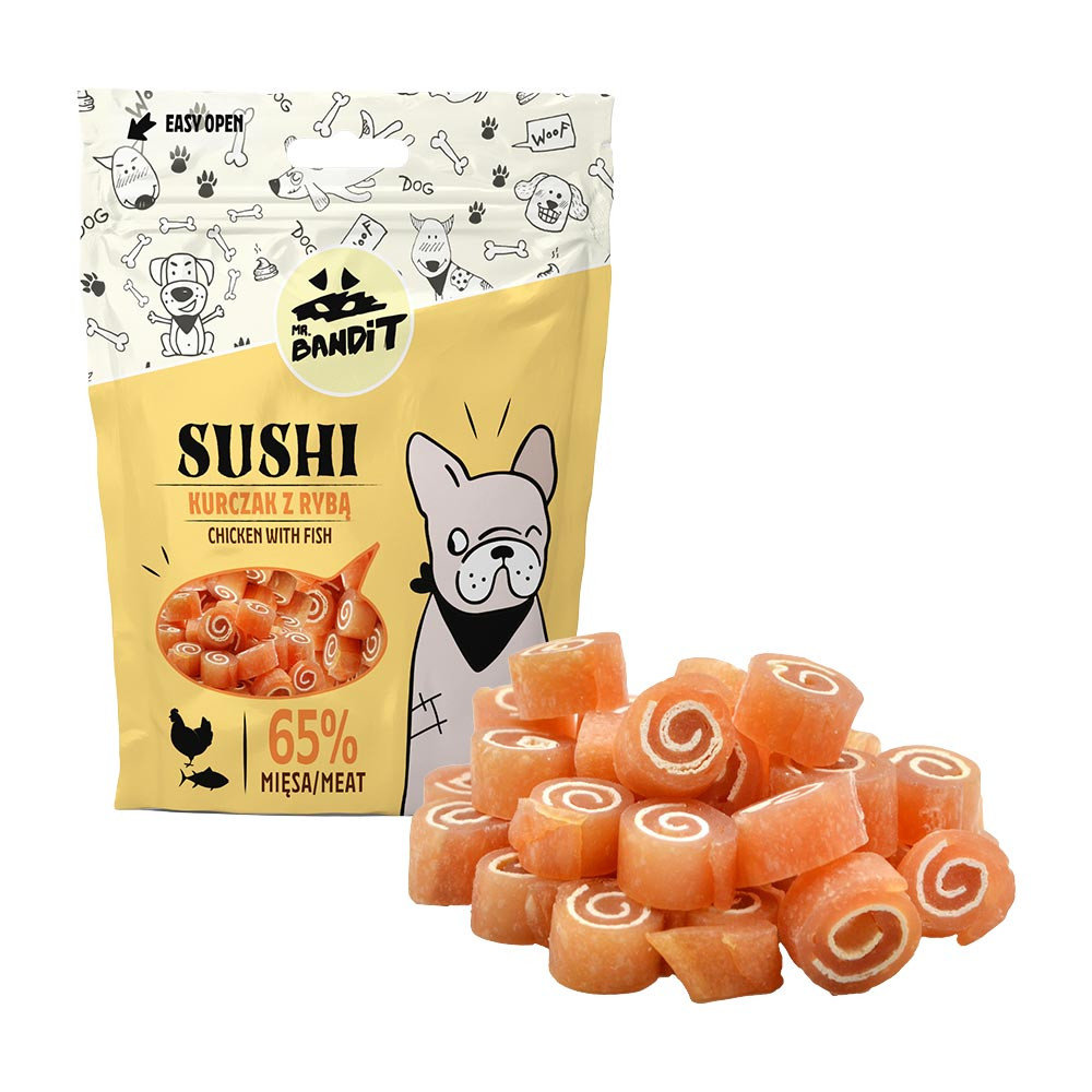 Mr. Bandit Sushi Kurczak Z Rybą 500G - VETEXPERT | Sklep EMPIK.COM