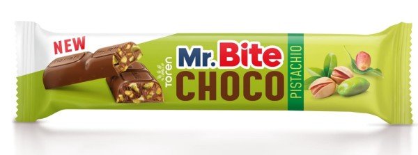 Mr. Bite - Choco Milk Chocolate with Pistachio 22g - Inna marka | Sklep EMPIK.COM