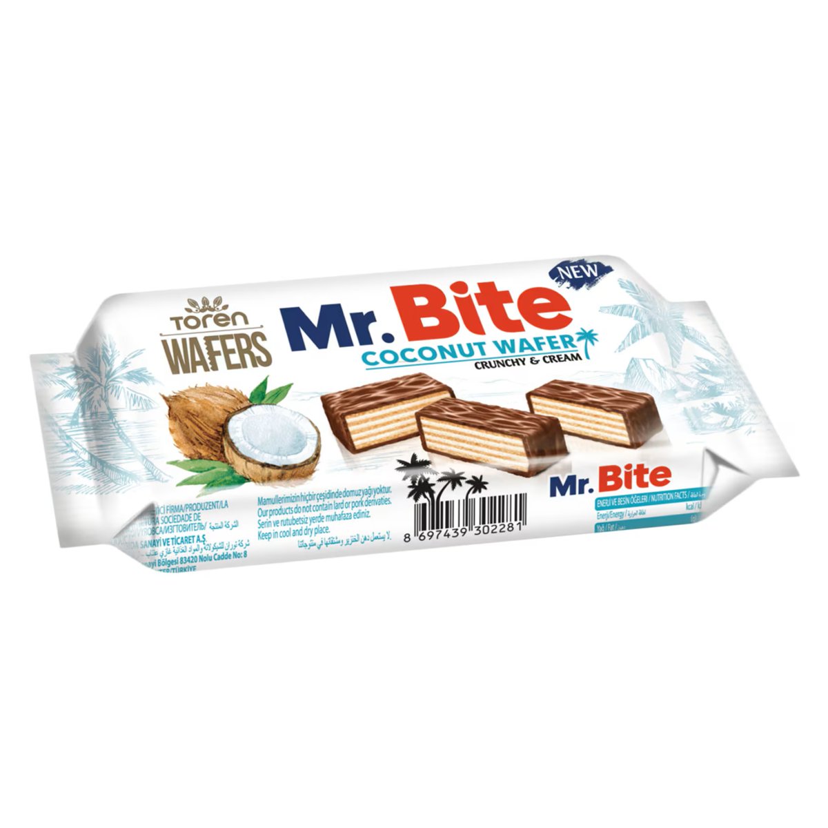Mr. Bite - Coconut Wafers 38g - Inna marka | Sklep EMPIK.COM