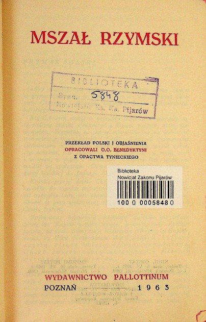 Mszał Rzymski - W opisie | Książka w Empik