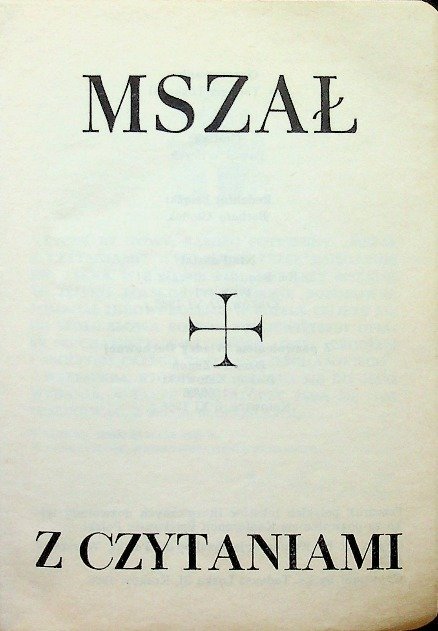 Mszał z czytaniami - Loska Tadeusz | Książka w Empik