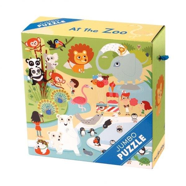 Mudpuppy, puzzle, jumbo, Zoo, 25 el. - Mudpuppy | Sklep EMPIK.COM