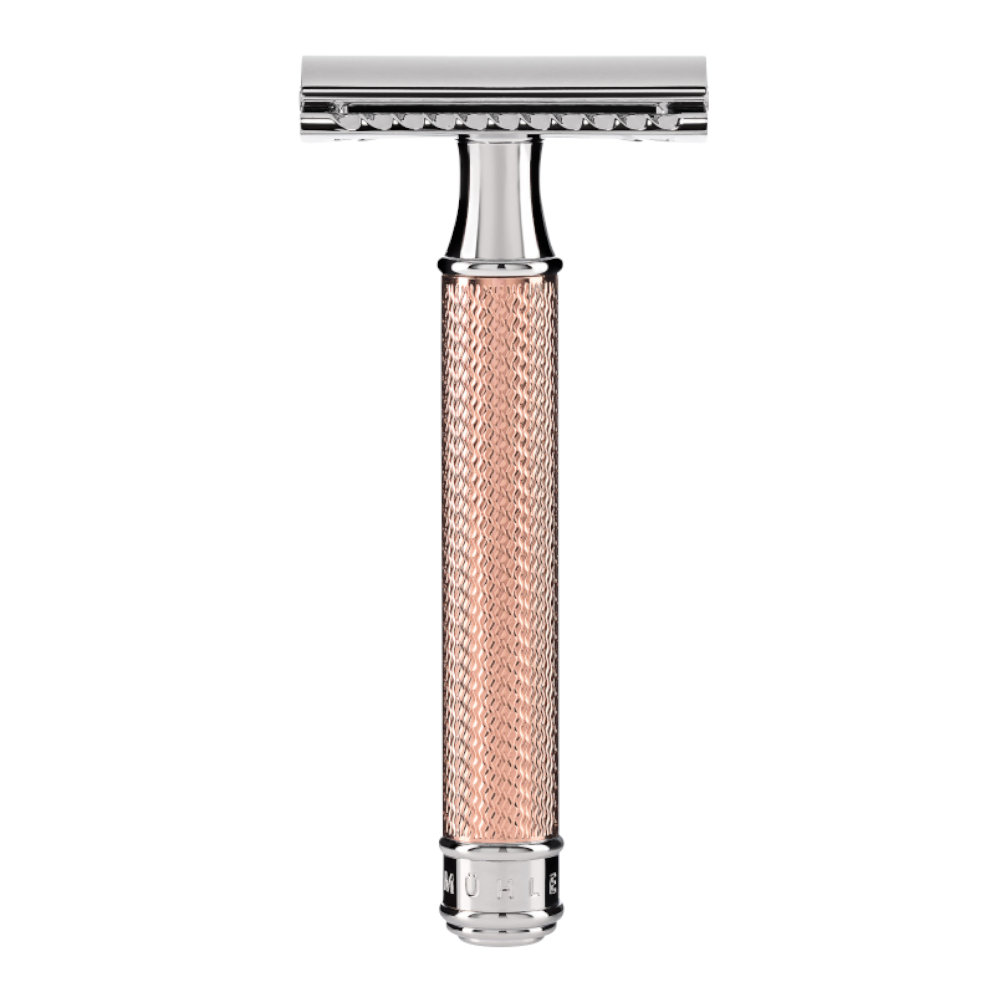 Muhle, Maszynka do golenia na żyletki R89 Rose Gold, zamknięty grzebień ...