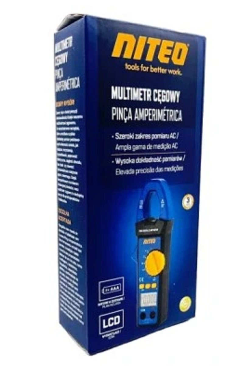 Multimetr Cęgowy Niteo - Niteo | Sklep EMPIK.COM