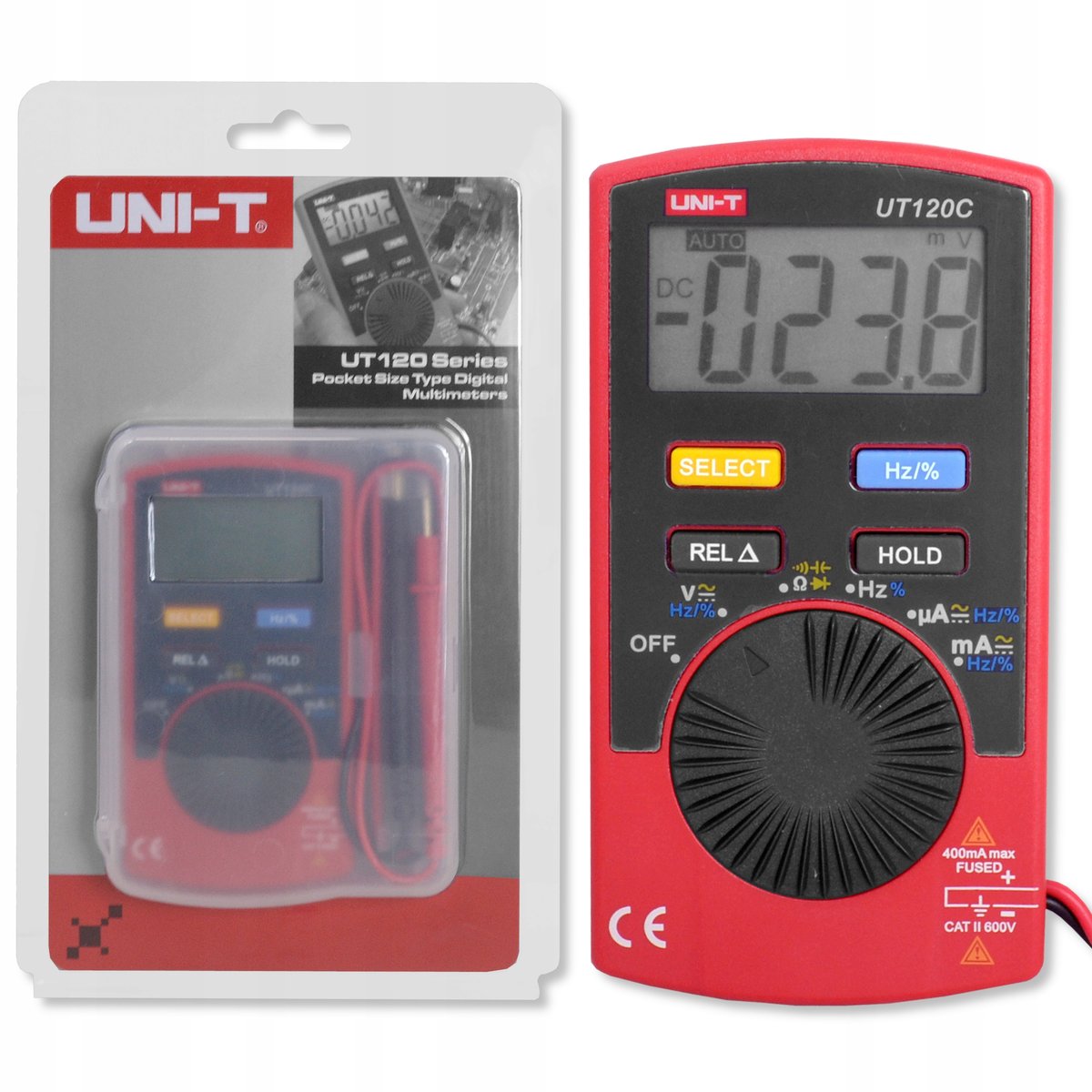 Multimetr Kieszonkowy Miernik Uniwersalny Ut120C - LTC | Sklep EMPIK.COM