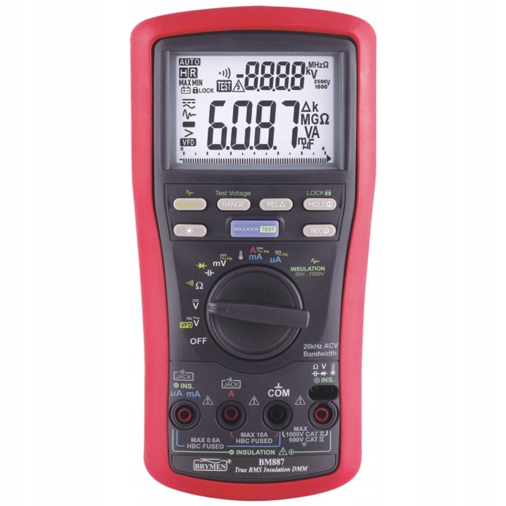 MULTIMETR MIERNIK BRYMEN BM887 VFD POMIAR IZOLACJI - Brymen | Sklep ...