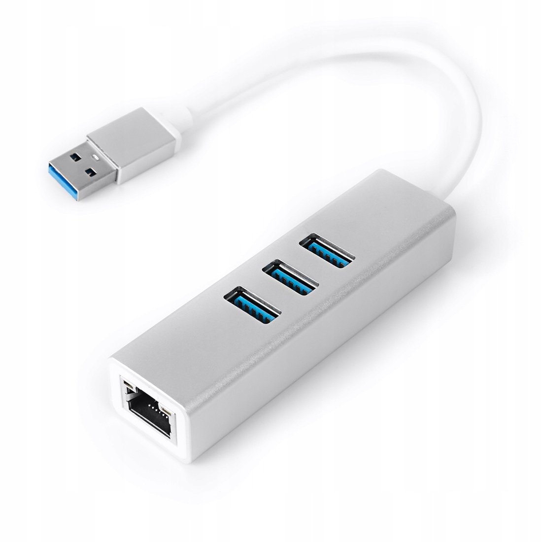 Multiport USB na 3 USB + RJ45 SPU-M07 srebrny - Spacetronik | Sklep ...