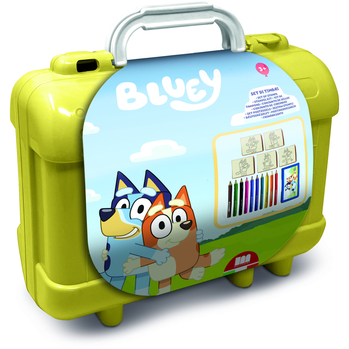 Multiprint, pieczątki, Bluey, travel set - Multiprint | Sklep EMPIK.COM