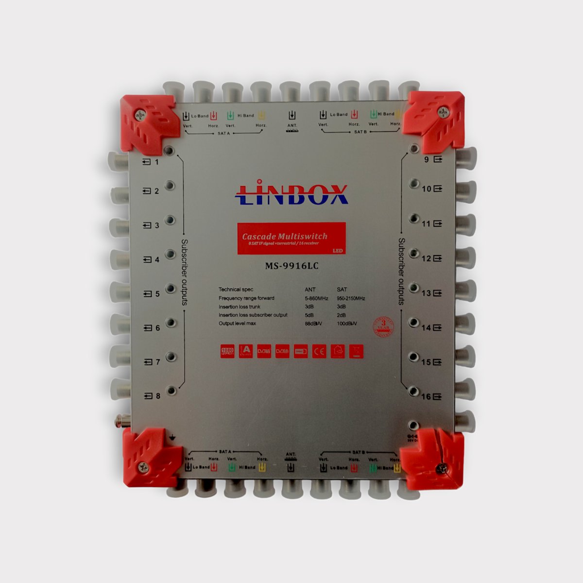 Multiswitch Kaskadowy 9/16 Linbox - Linbox | Sklep EMPIK.COM