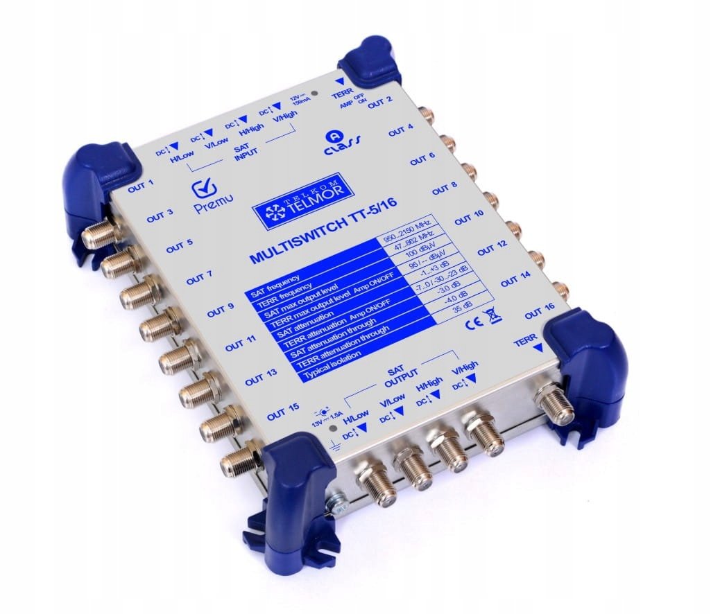 Multiswitch kaskadowy tt-5/16 premu telmor jeden satelita - Telkom ...
