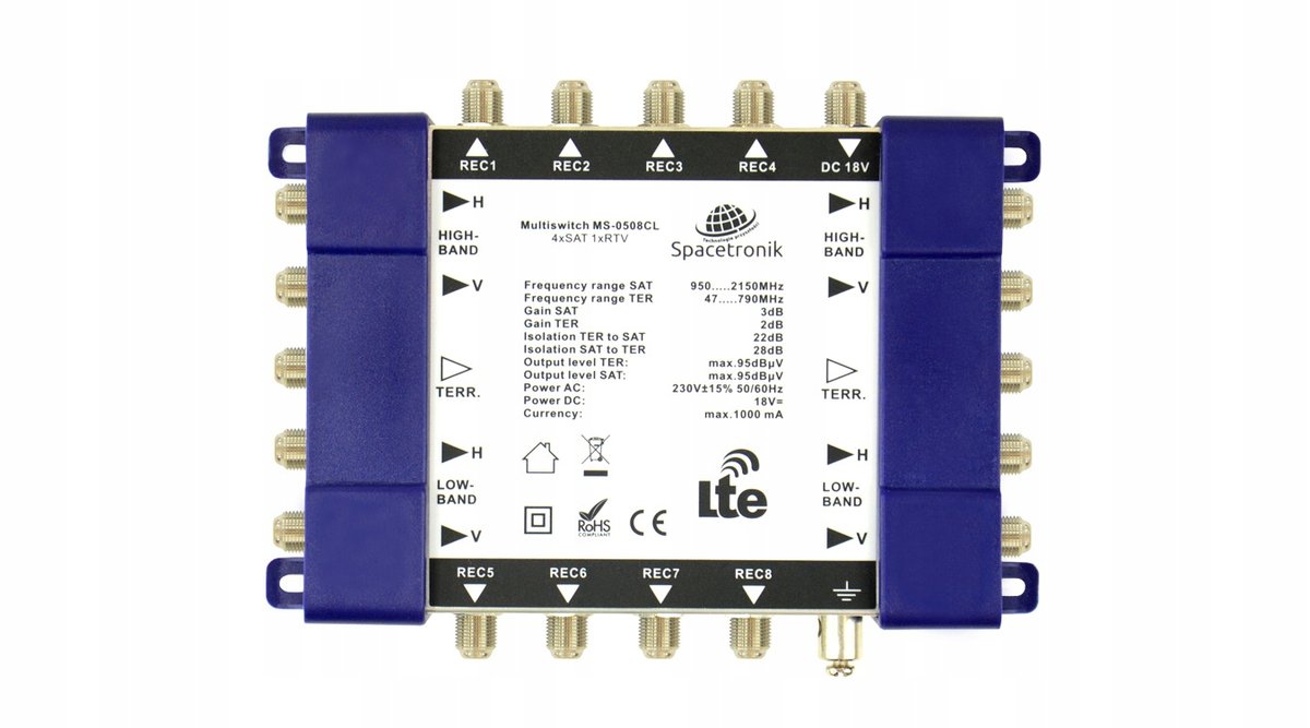Multiswitch Spacetronik Pro Series MS-0508CL 5/8 - Spacetronik | Sklep ...