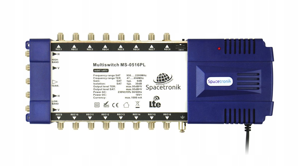 Multiswitch Spacetronik Pro Series MS-0516PL 5/16 - Spacetronik | Sklep ...