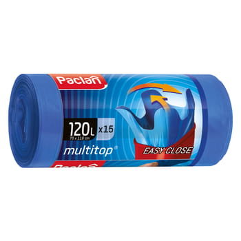 Multitop Worki Na Śmieci Tie Top 120L 15Szt - Paclan | Sklep EMPIK.COM