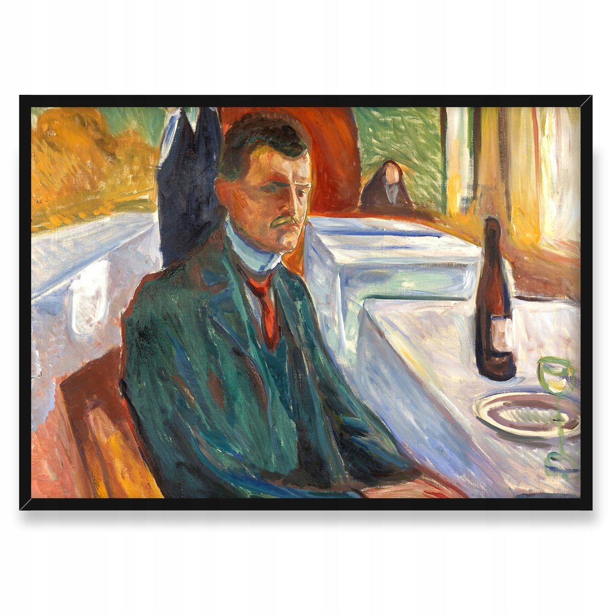 Munch Autoportret z butelką wina A3 - Inna marka | Sklep EMPIK.COM