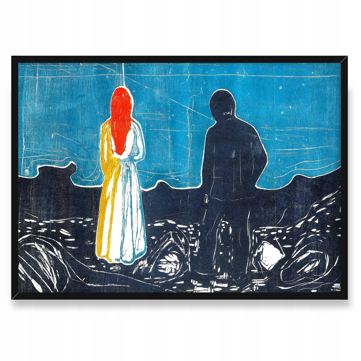 Munch Dwoje samotnych ludzi 50x70 - Inna marka | Sklep EMPIK.COM