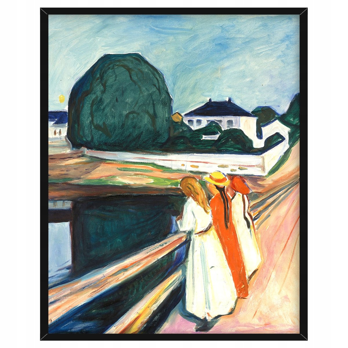 Munch Dziewczyny na moście OBRAZ 50x40 - Inna marka | Sklep EMPIK.COM