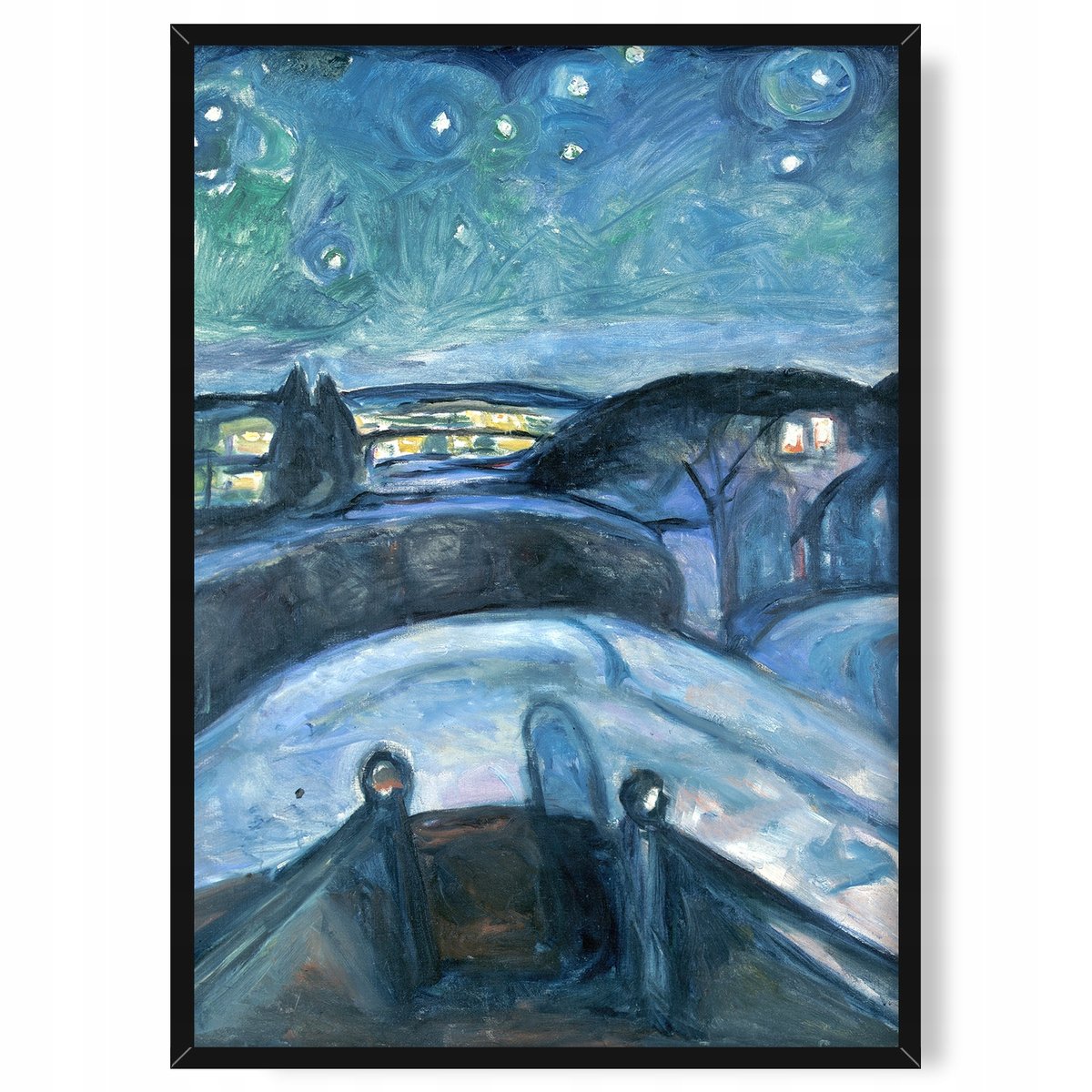 Munch Gwiaździsta noc 2 70x50 - Inna marka | Sklep EMPIK.COM