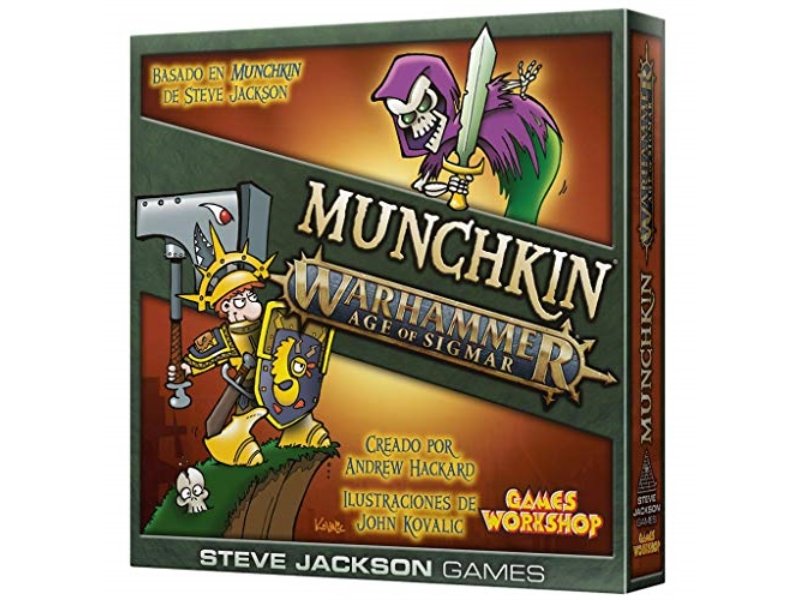 Munchkin Age of Sigmar, wersja hiszpańska, gra planszowa, Crossroad ...