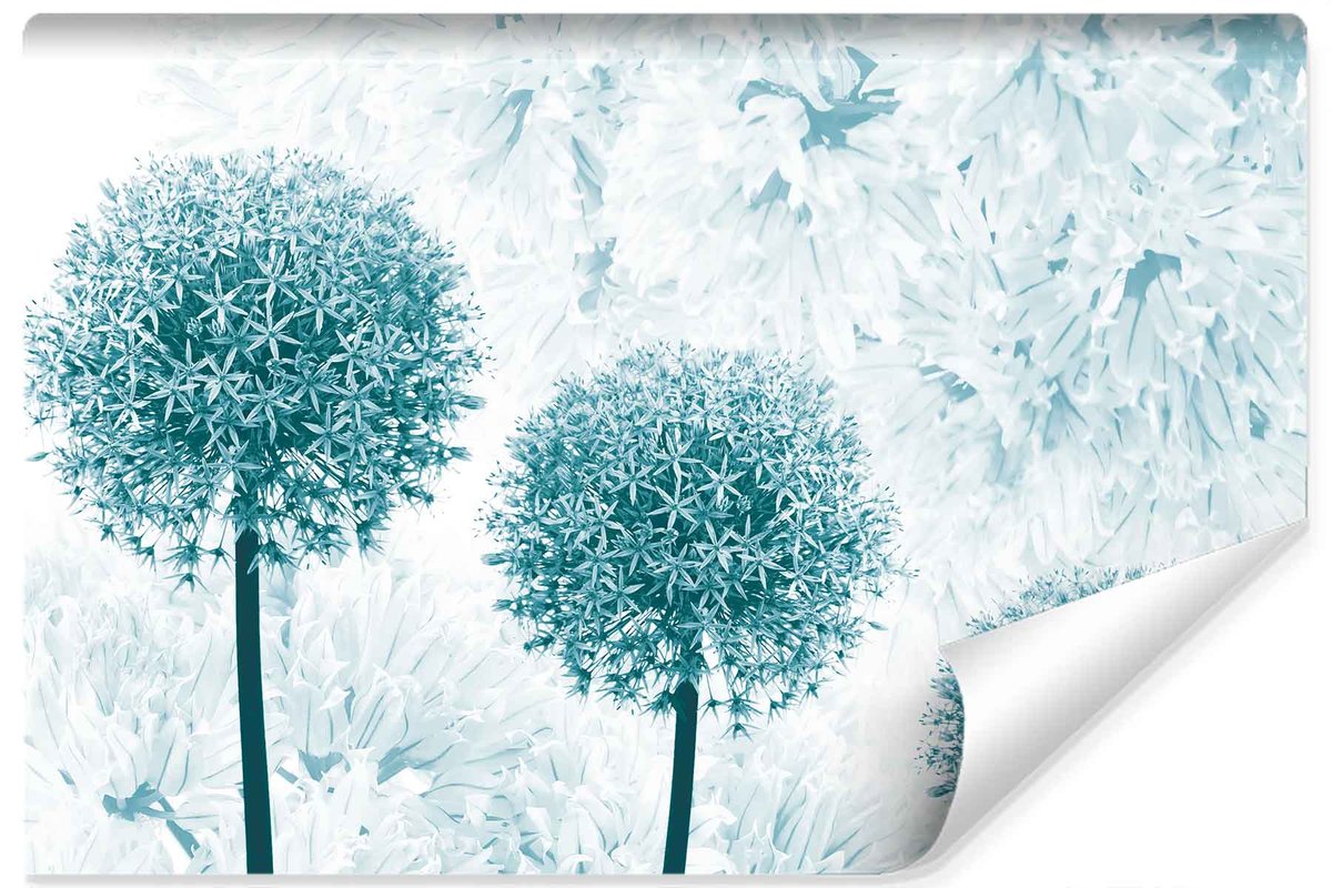 Muralo, Fototapeta Do Sypialni, Turkusowe Dmuchawce, 315X210 cm ...