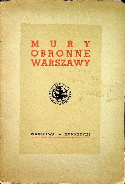 Mury obronne warszawy 1938 r. - W opisie | Książka w Empik