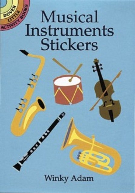 Musical Instruments Stickers - Adam Winky | Książka w Empik