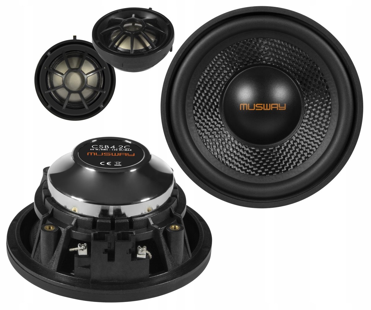Musway CSB4.2C - głośniki dedykowane do BMW dwudrożny odseparowanySER E F G - Musway ...