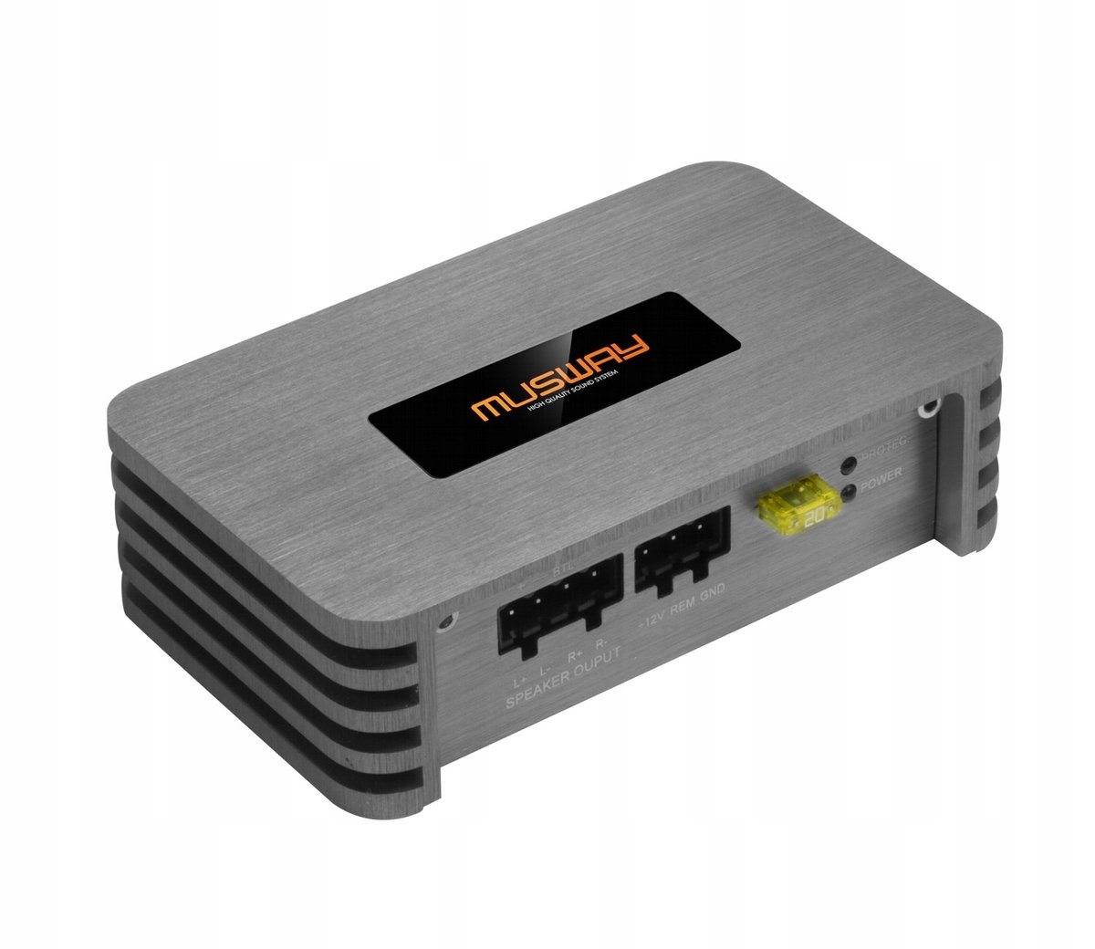 Musway P2 - wzmacniacz dwukanałowy, moc RMS 2x70 Wat przy 4 Ohm MINI WZMAK - Musway ...