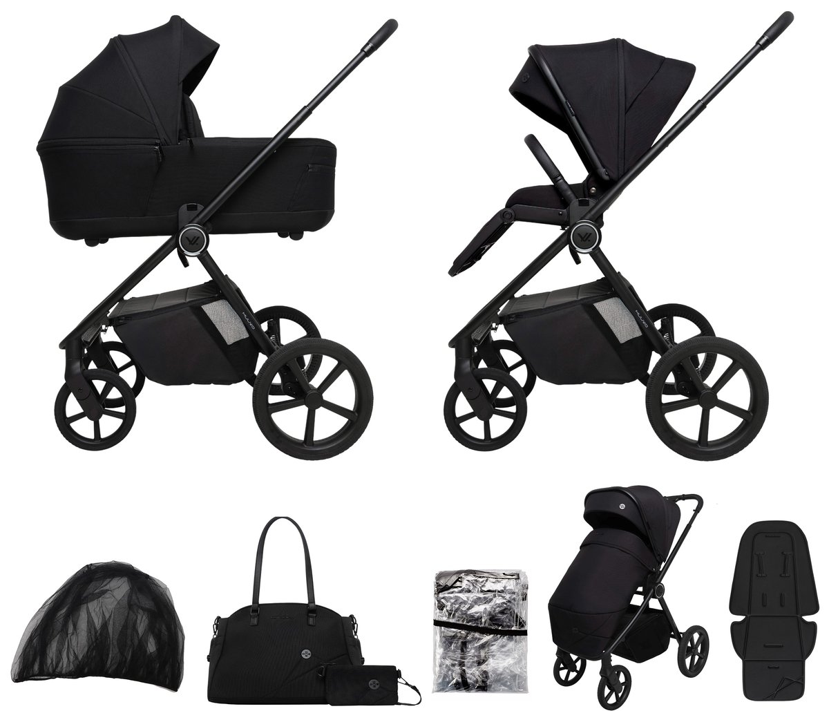 MUUVO One - wózek wielofunkcyjny, zestaw 2w1 | Negro - Muuvo | Sklep ...
