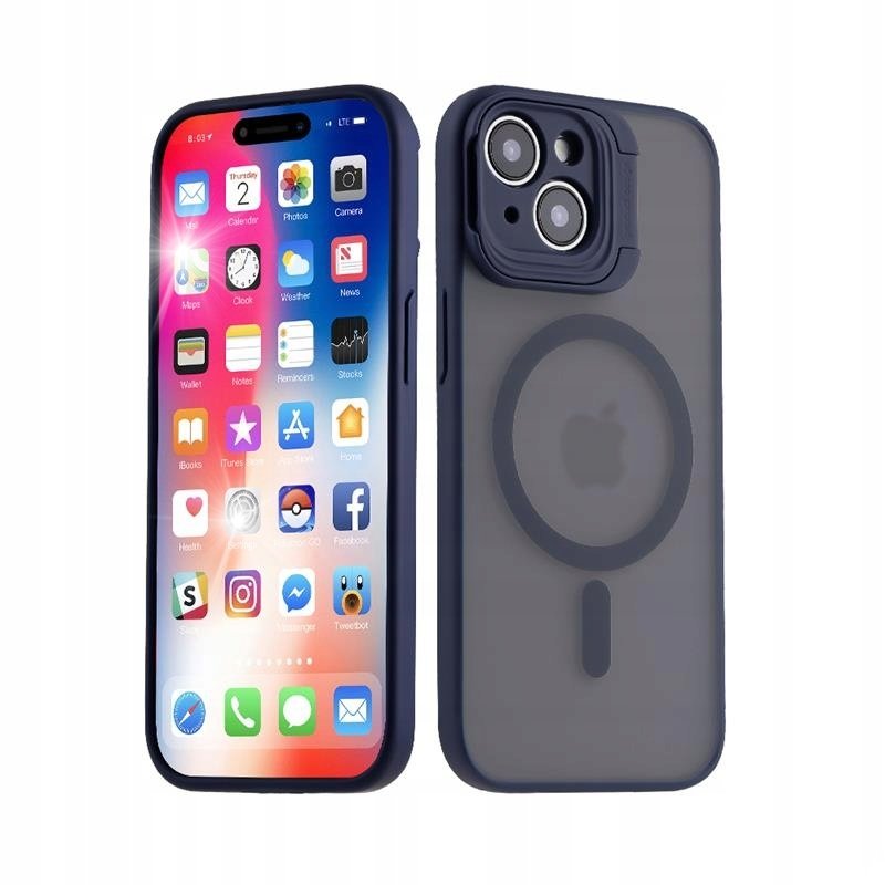 MX KICKSTAND MAGSAFE IPHONE 15 PRO MAX 6.7, BLUE / NIEBIESKI - Inny ...