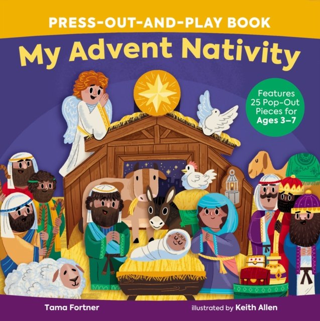 My Advent Nativity Press-Out-and-Play Book: Features 25 Pop-Out Pieces ...