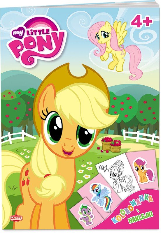 My Little Pony. Kolorowanka i naklejki - Opracowanie zbiorowe | Książka w Sklepie EMPIK.COM