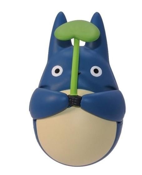 my neighbor totoro - blue totoro with leaf - figurka culbuto 5.8cm ...